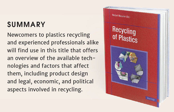 Book Review: Recycling of Plastics - Features - The Chemical Engineer