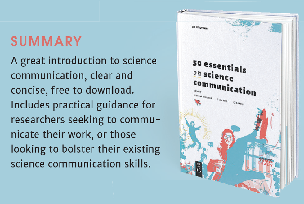 Book Review: 50 Essentials on Science Communication - Features - The ...