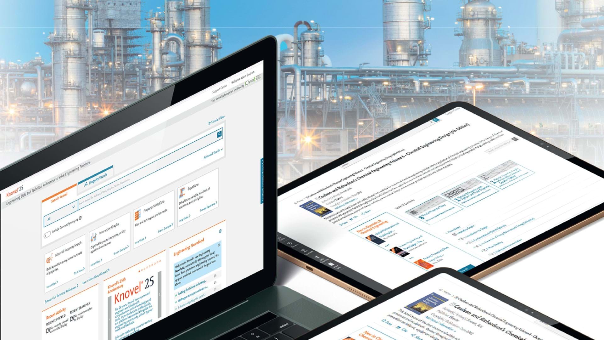 Knovel Solution - Features - The Chemical Engineer